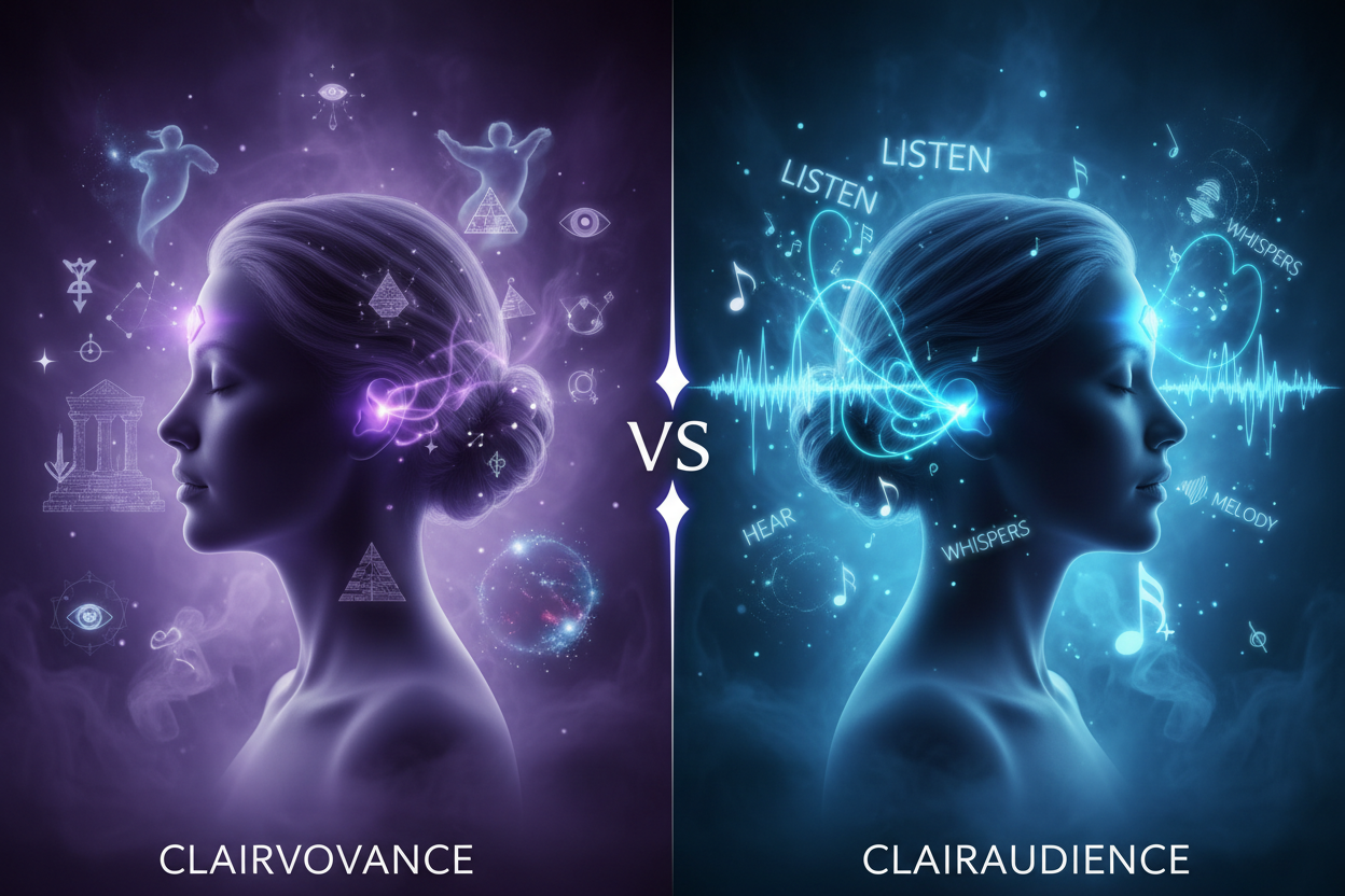 Clairvoyance vs Clairaudience: Complete Psychic Abilities Guide – Nicole's ritual universe