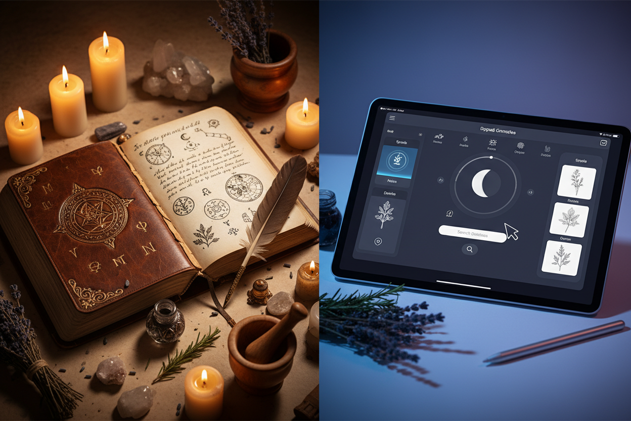 Digital vs Physical Book of Shadows: Which Is Right for You | Complete ...
