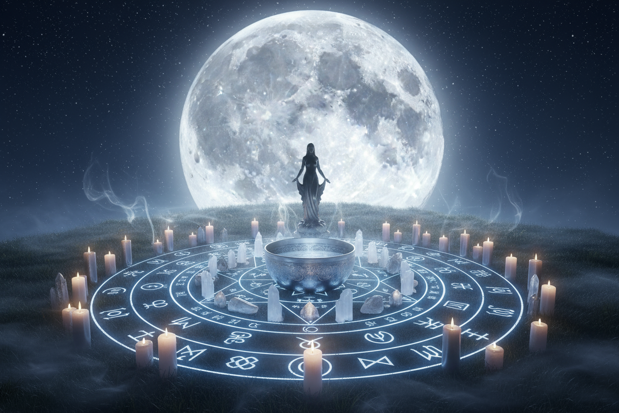 Full Moon Magic Circle Ritual: Complete Guide to Lunar Power ...