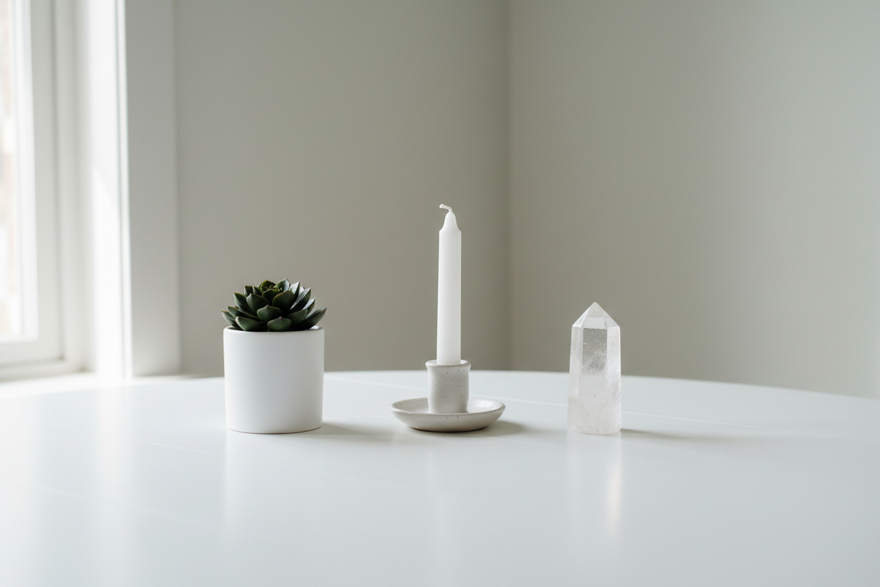 Minimalist Altar Guide: Simple Sacred Spaces (Complete Guide) – Nicole's ritual universe