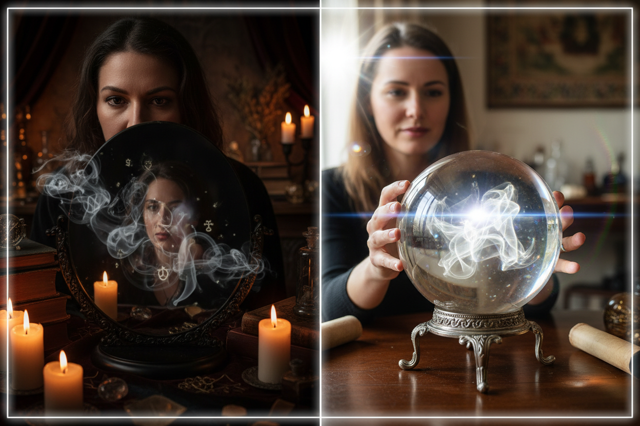 Scrying vs Crystal Ball Gazing: Complete Vision Guide – Nicole's ritual ...