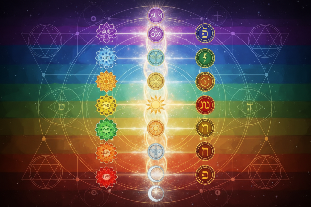 The Sevenfold Cosmos: Seven Heavens, Chakras, Worlds, Souls – Nicole's ritual universe
