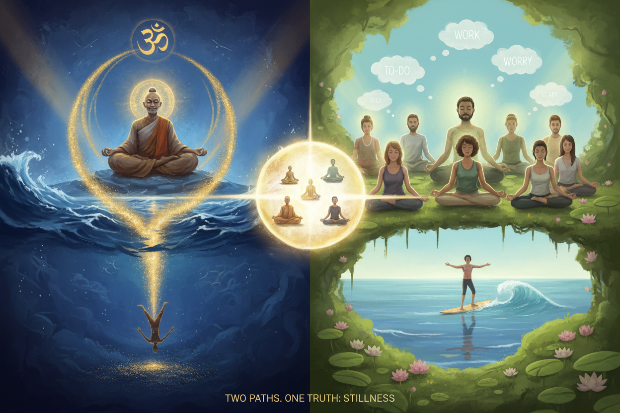Vedic Meditation vs Mindfulness: Different Paths to Stillness – Nicole's ritual universe