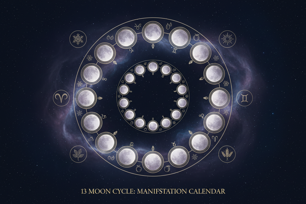 13 Moon Manifestation Calendar: Lunar Cycle Deep Dive – Nicole's ritual ...
