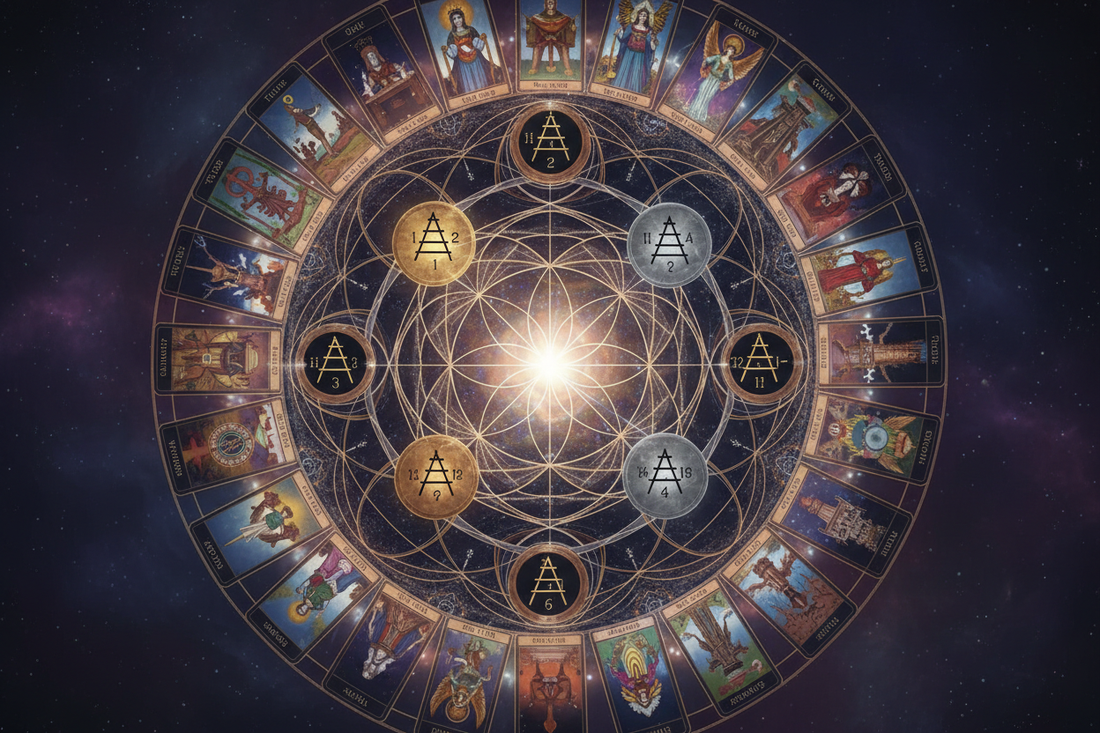 64 Hexagrams × 22 Major Arcana: Cross-Cultural Archetypal Map – Nicole's ritual universe