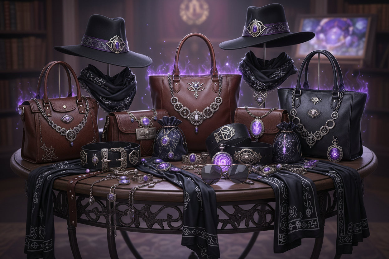 Accessories and Amulets: Bags, Belts, and Magical Objects | Portable ...