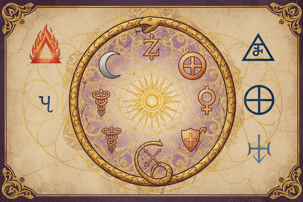 Alchemical Symbols: Complete Planetary & Elemental System | By Nicole ...