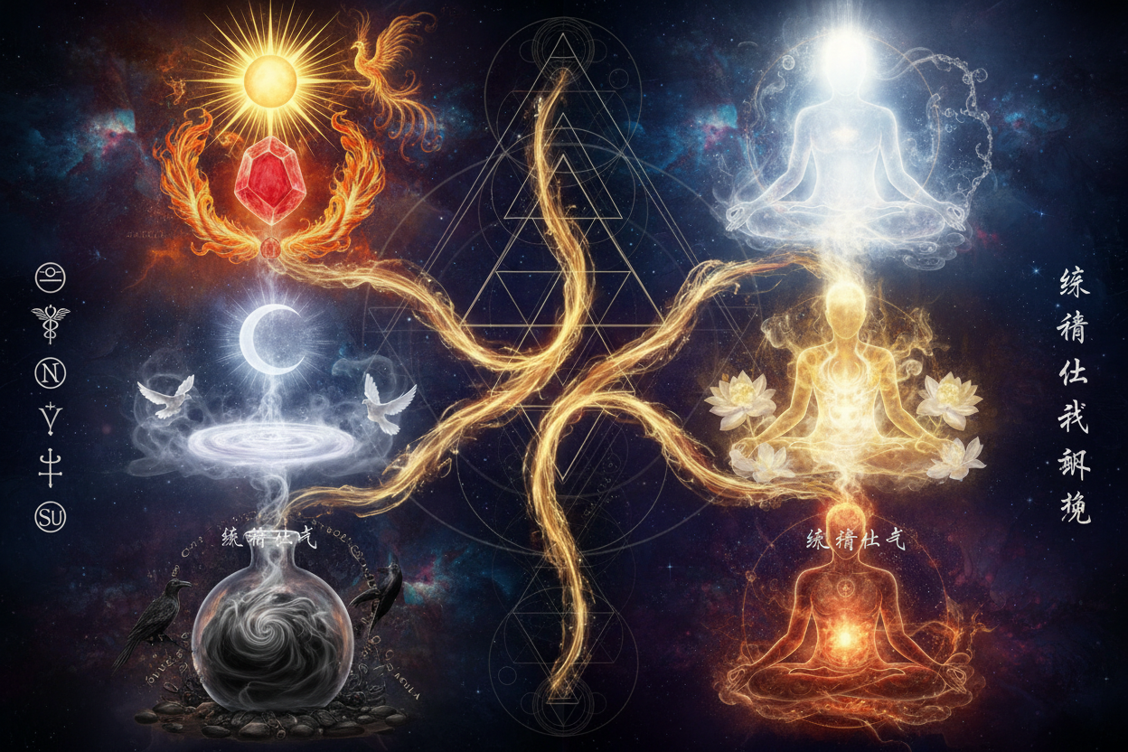 Alchemy's Three Stages vs. Neidan's Three Refinements: Cross-Cultural ...