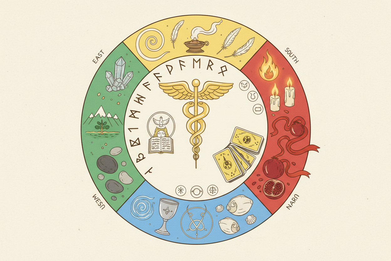 Altar Design: Multi-Tradition Sacred Space | Integrated Spiritual Altar ...