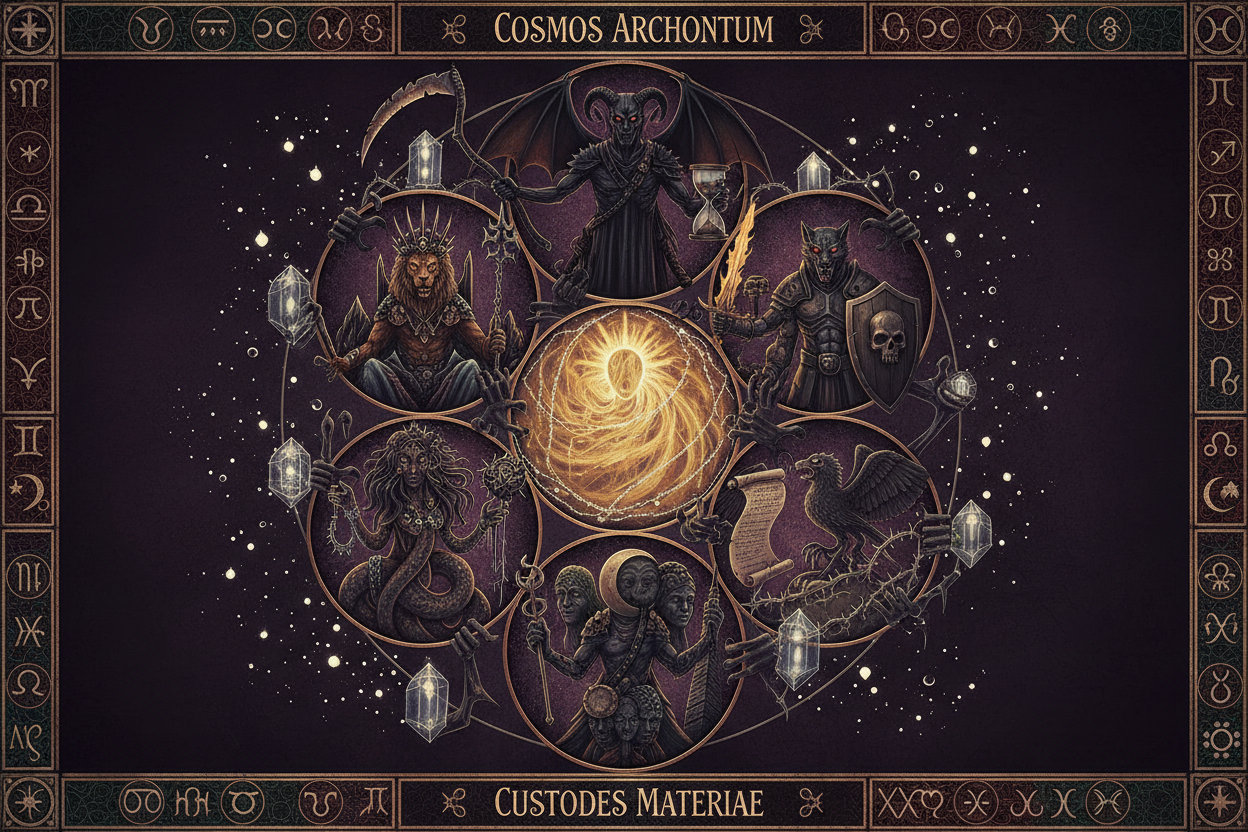 Archons Gnostic Rulers Of The Material World Seven Planetary Powers