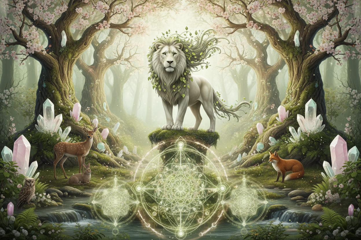Archangel Ariel Symbols & Colors | Lion & Nature Ray – Nicole's ritual ...