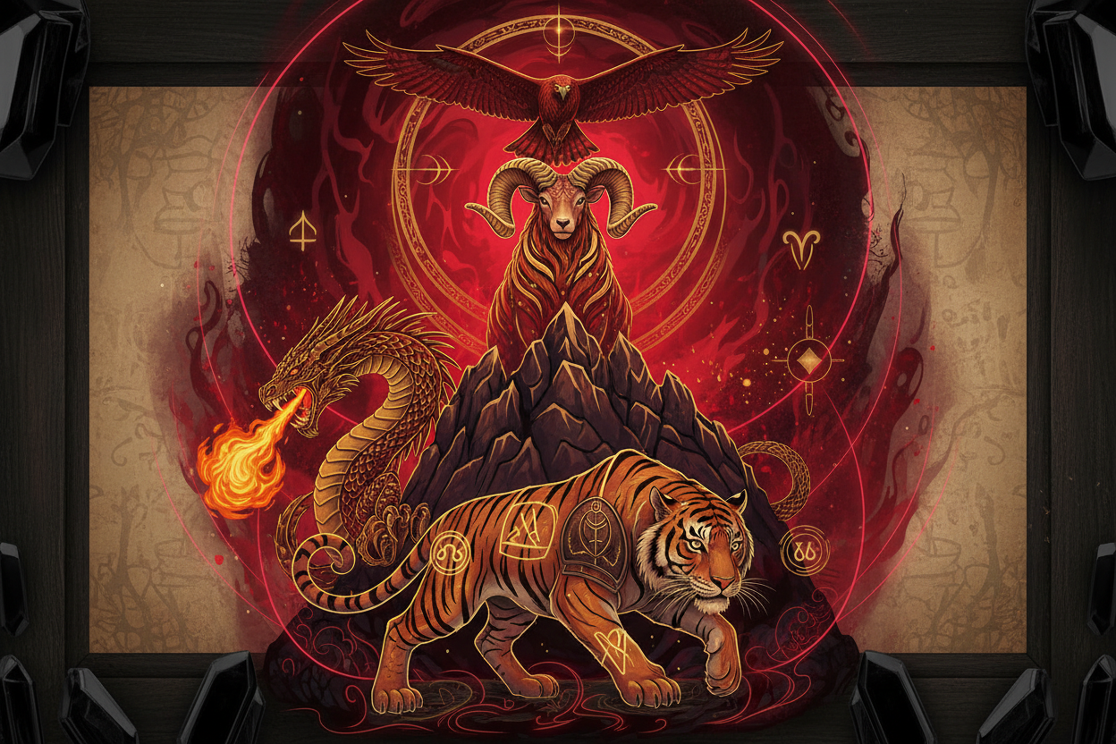 Aries Animal Totems: Ram, Hawk, Tiger & Dragon Spirit Guides – Nicole's ...