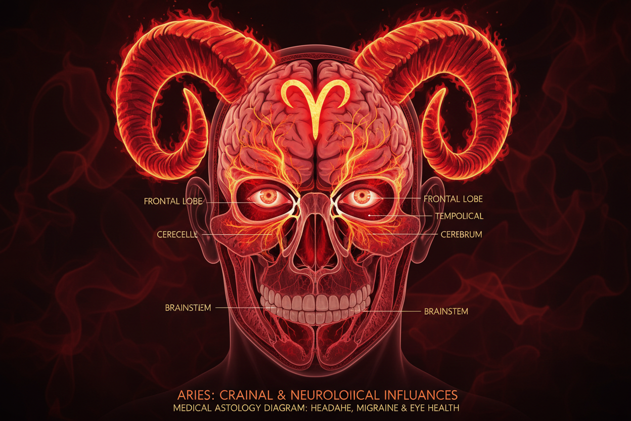 Aries & the Head: Migraines, Eye Health, Brain Function | Medical ...