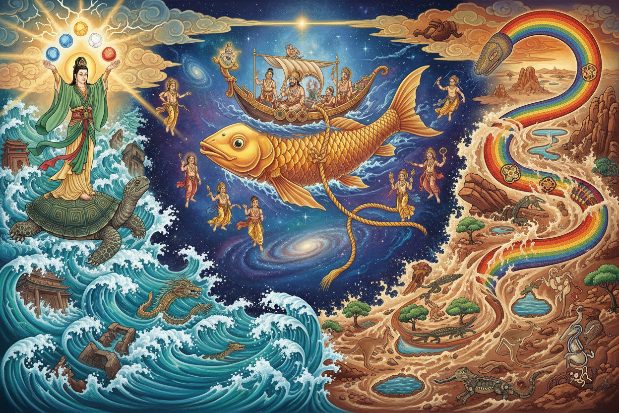 Asian and Oceanic Floods: Chinese Nüwa, Hindu Manu, and Aboriginal ...