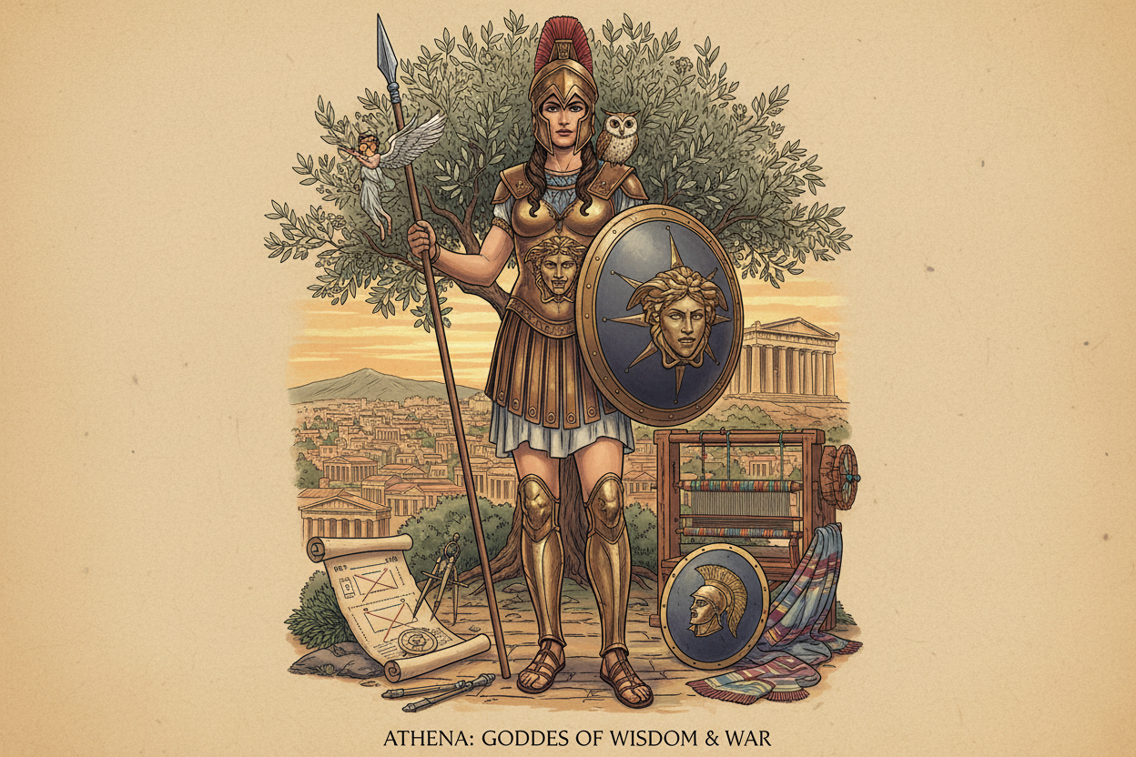 Athena: Goddess of Wisdom and War | Wisdom and Magic Gods Complete ...