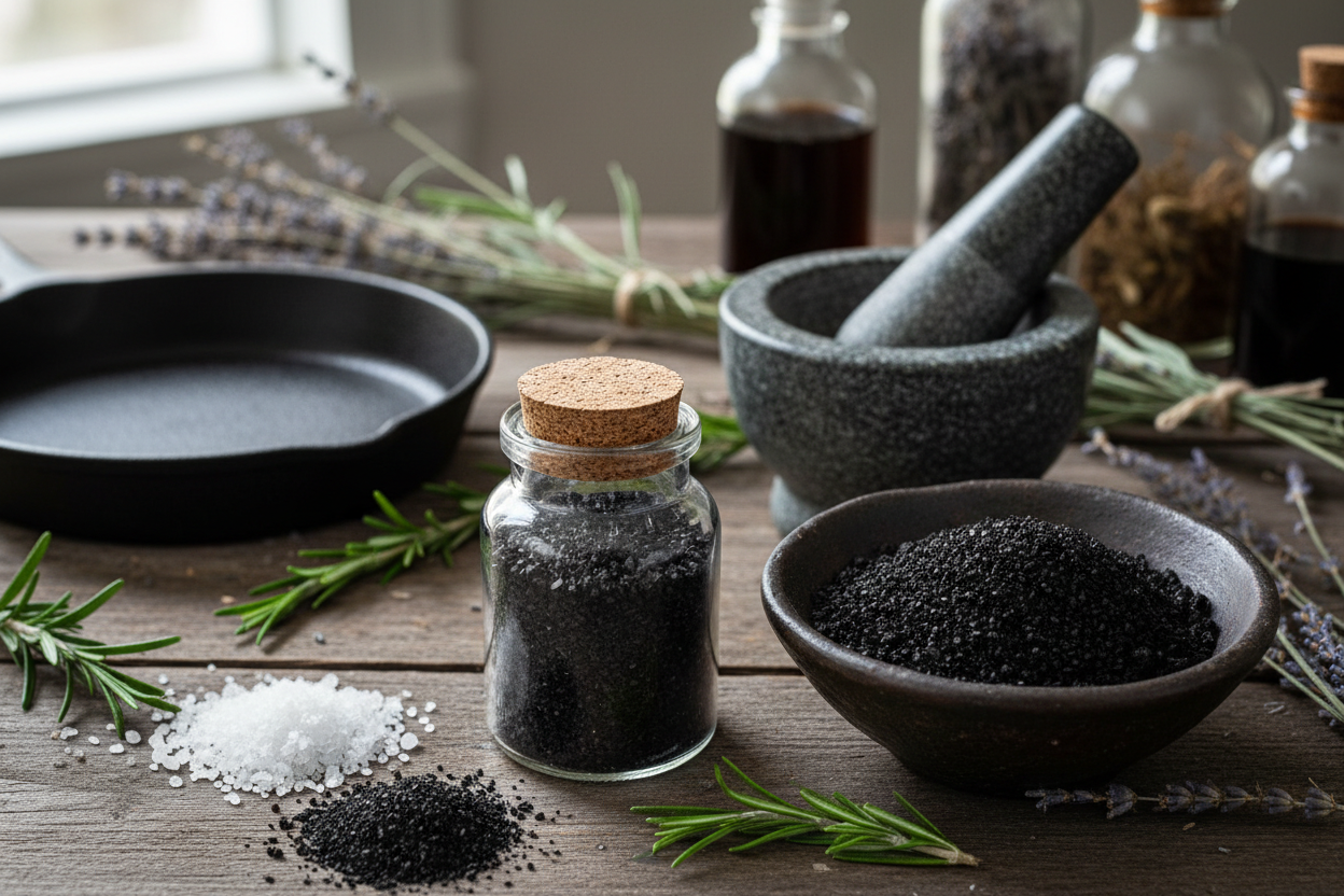 How to Make Black Salt: Complete Witch's Salt Recipe Guide – Nicole's ...