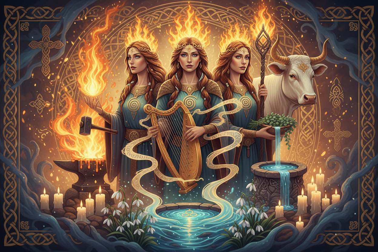 Brigid: Fire, Poetry & Sacred Wells | Celtic Goddess of Inspiration ...