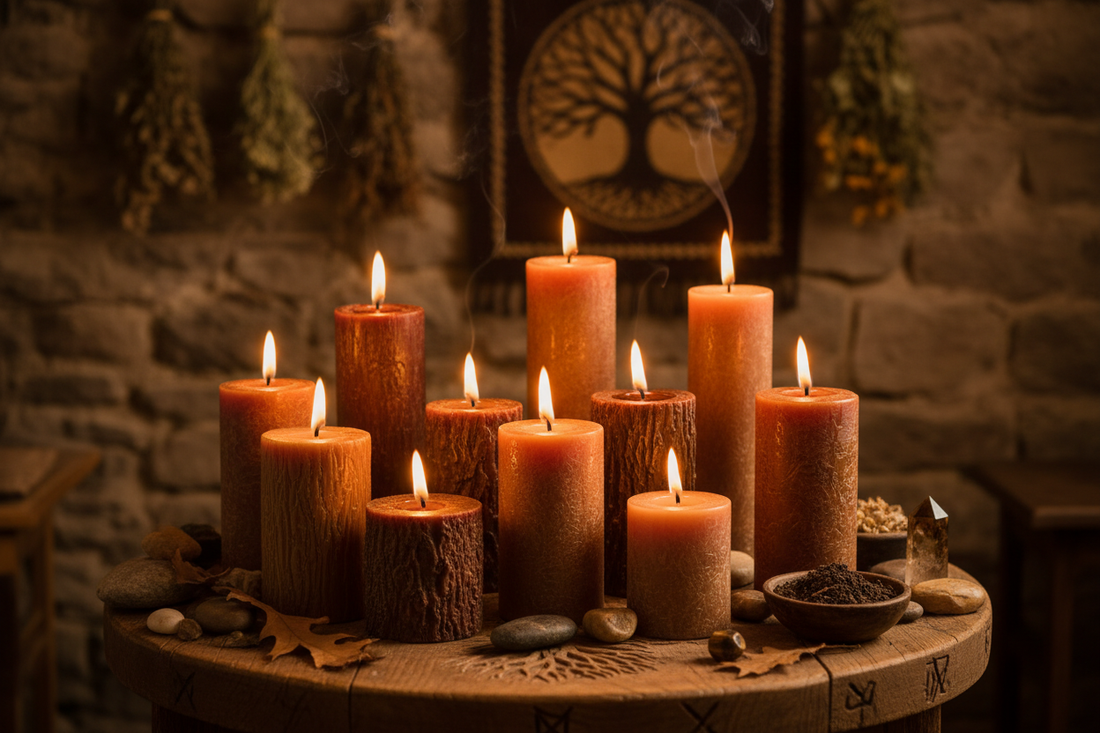 Brown Candles: Grounding, Stability, Animals Guide – Nicole's ritual ...
