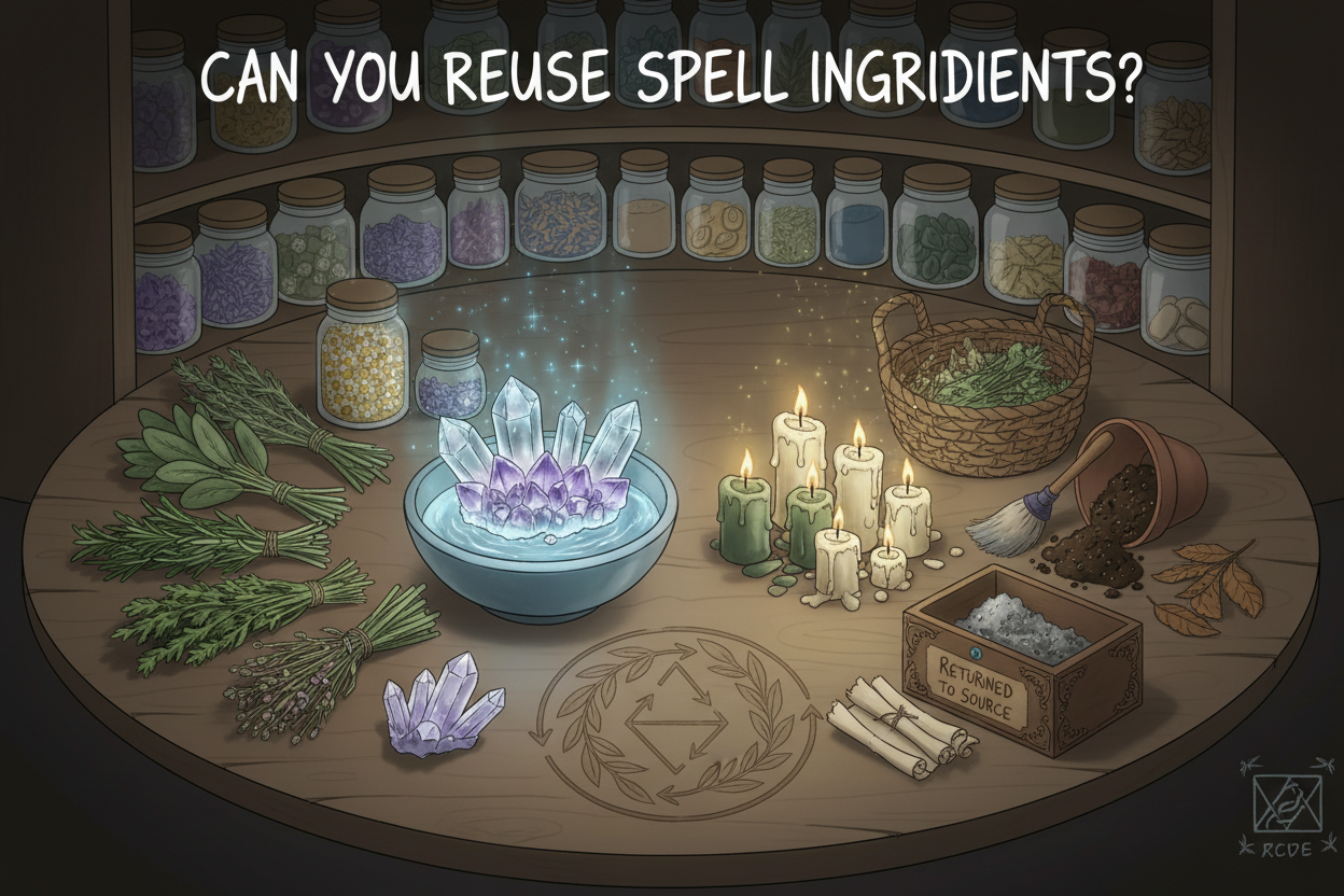 Can You Reuse Spell Ingredients? | Sustainable Witchcraft Guide ...
