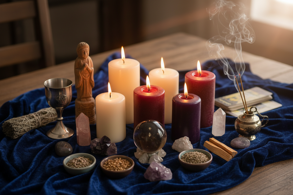 Candle Altars: Setup and Arrangement Guide – Nicole's ritual universe