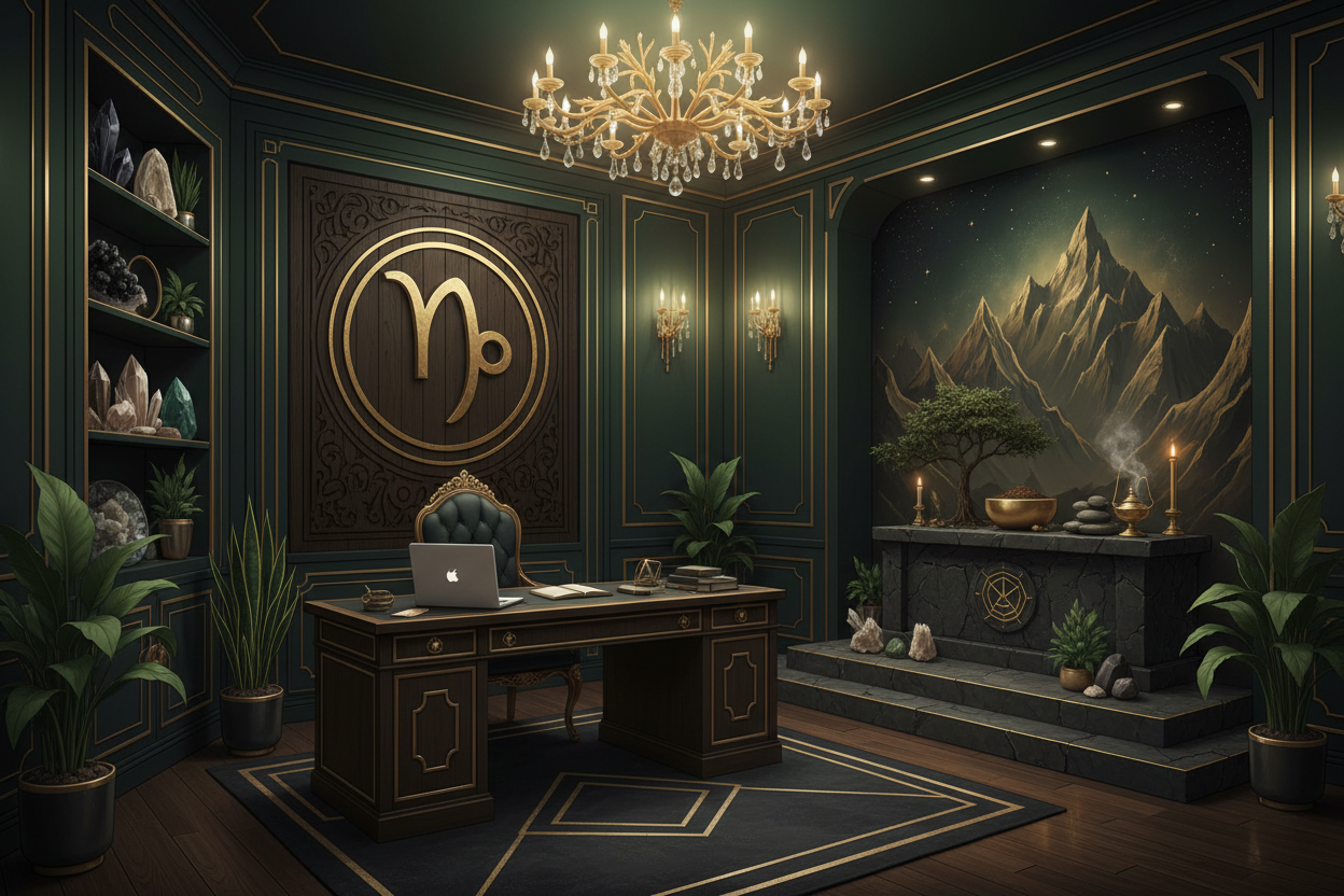 CAPRICORN Home & Space: Creating Your Sacred Sanctuary | Zodiac Decor – Nicole's ritual universe