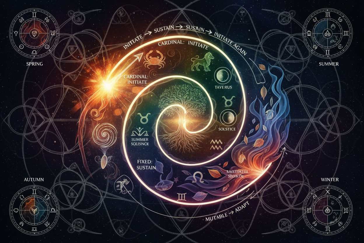 Cardinal / Fixed / Mutable: How Cycles Shape Life – Nicole's ritual ...