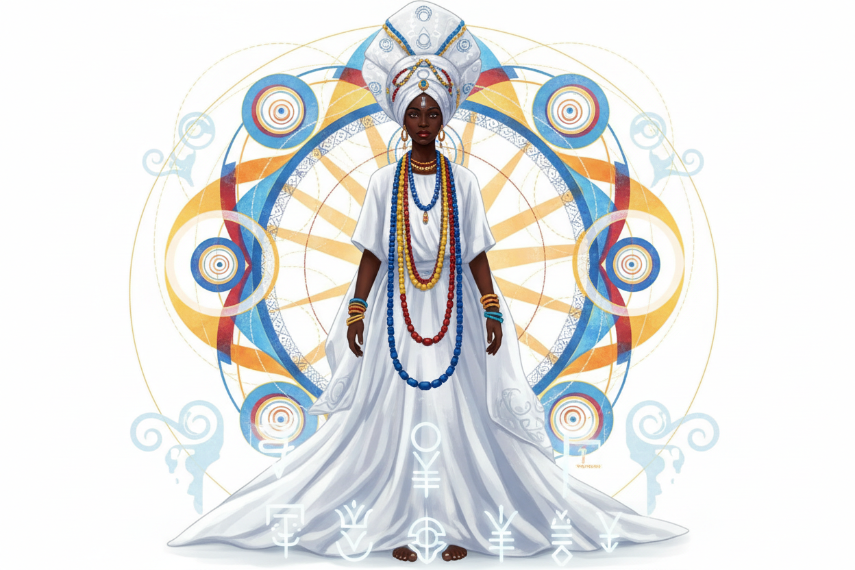 Caribbean Vodou & Santería Dress: White Clothing and Orisha Colors ...