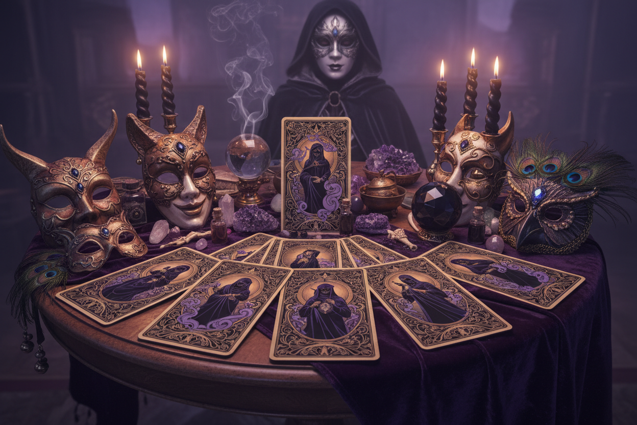 Carnival Divination: Mask Oracle & Shadow Tarot Spreads – Nicole's ...