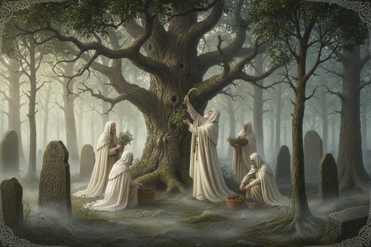 Celtic Druidic Herbalism: Sacred Grove & Ogham Tree Alphabet | Ancient ...