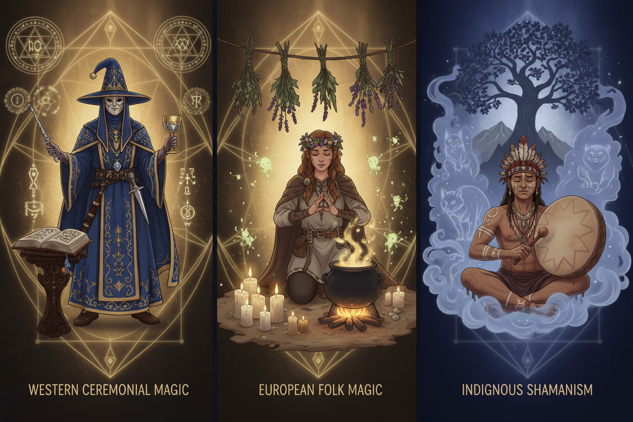 Magic: Ceremonial vs Folk vs Shamanic Compared | Complete Guide ...
