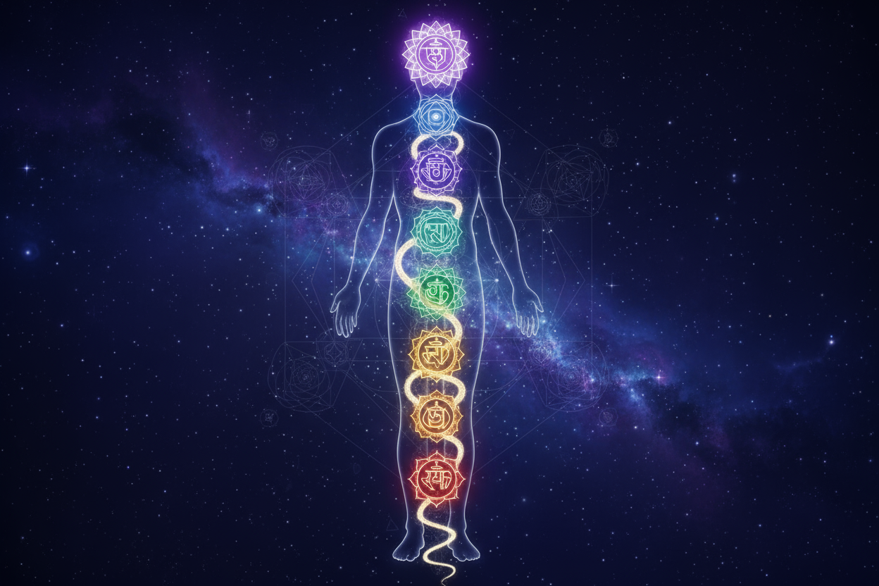 Chakra System: Seven Energy Centers Map & Spiritual Healing Guide ...