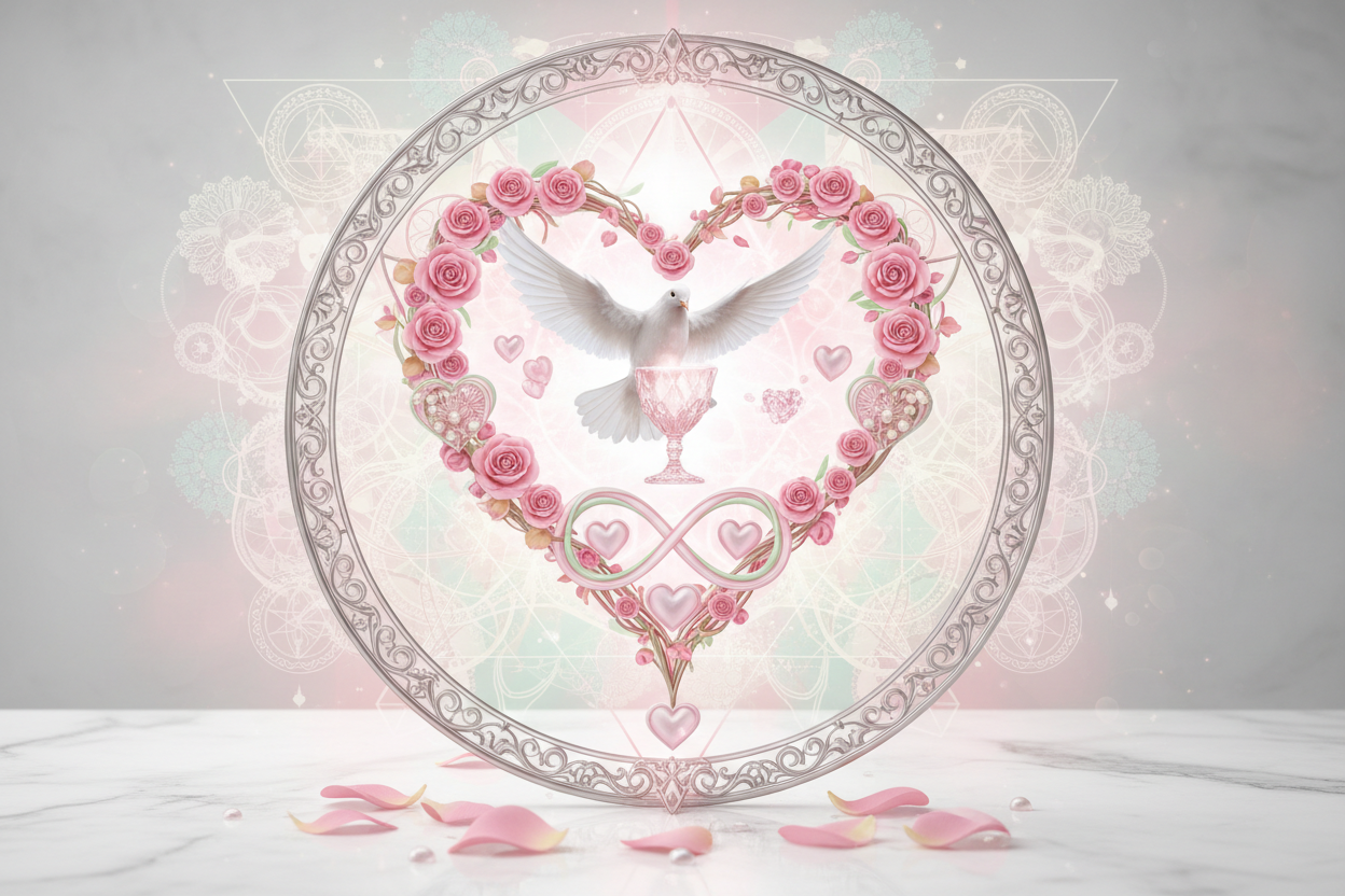 Archangel Chamuel Symbols & Colors | Heart, Rose & Pink Love Ray ...