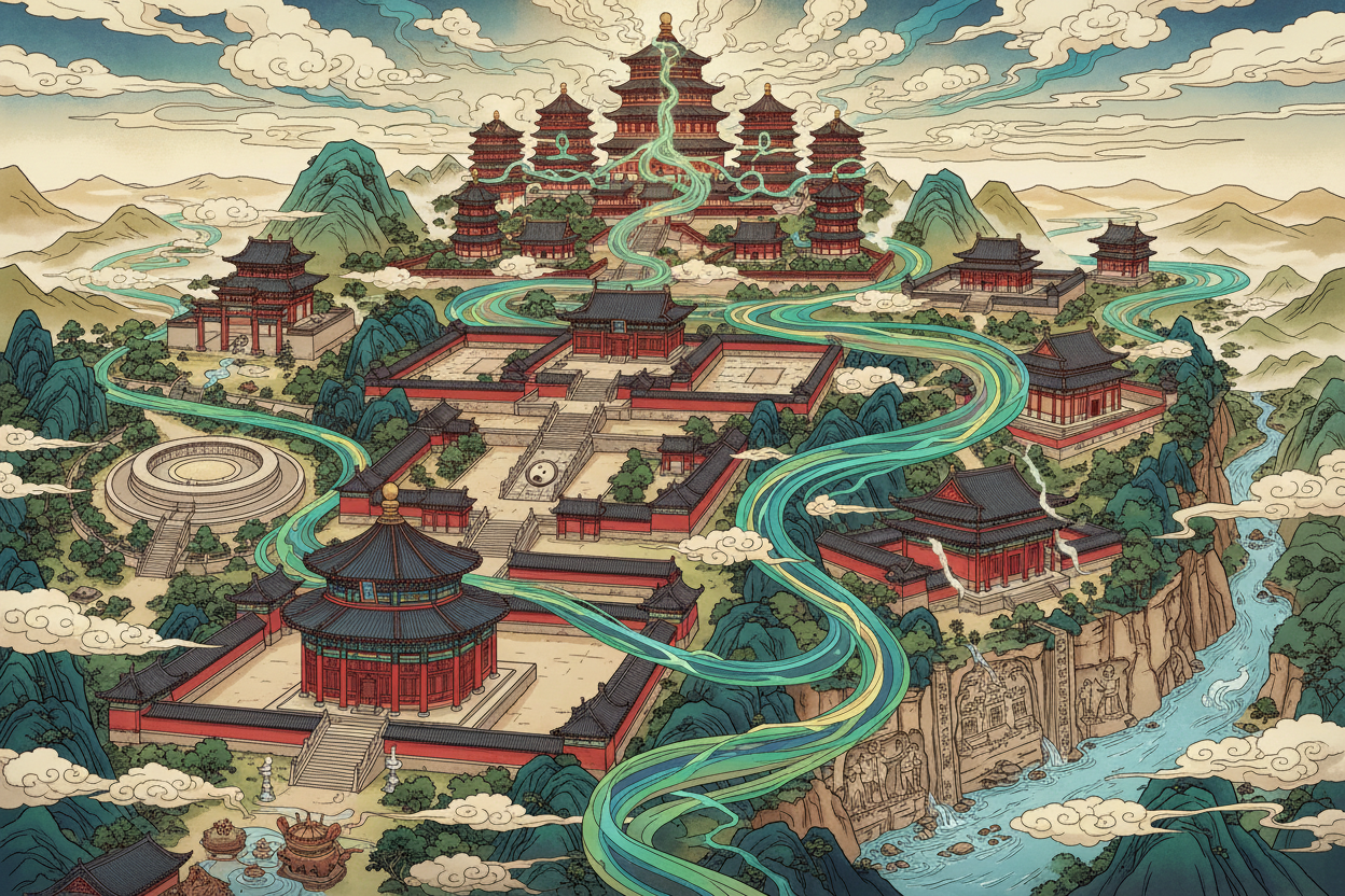 Chinese Temples: Feng Shui, Dragon Lines, and Pagoda Energy ...