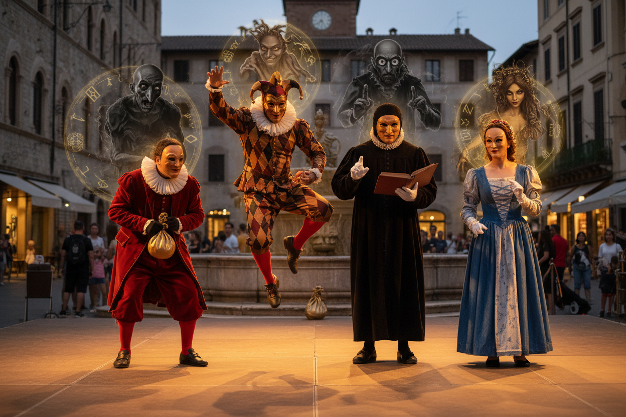 Commedia dell'Arte: Archetypal Masks and Jungian Personas | Theater ...