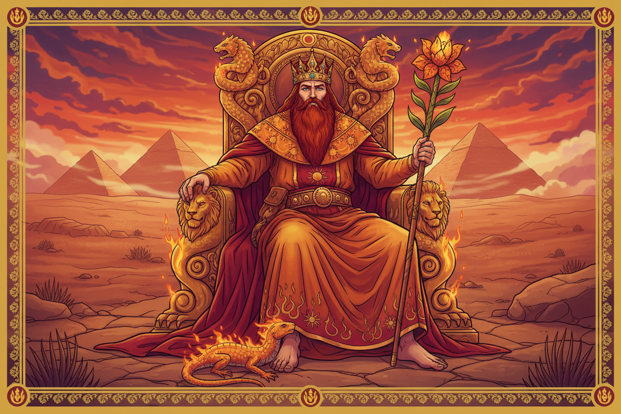 King of Wands Tarot Card: Complete Guide to Meaning & Symbolism ...