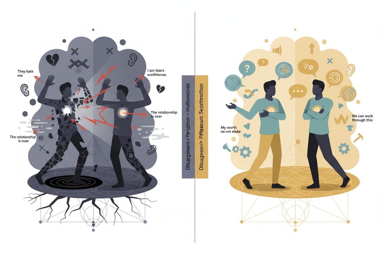 Conflict and Worth: Why Disagreement Feels Catastrophic | Locus and ...