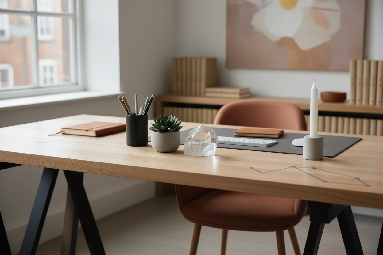 Desk Altar for the Corporate Witch: Subtle Sacred Space Setup | Office ...