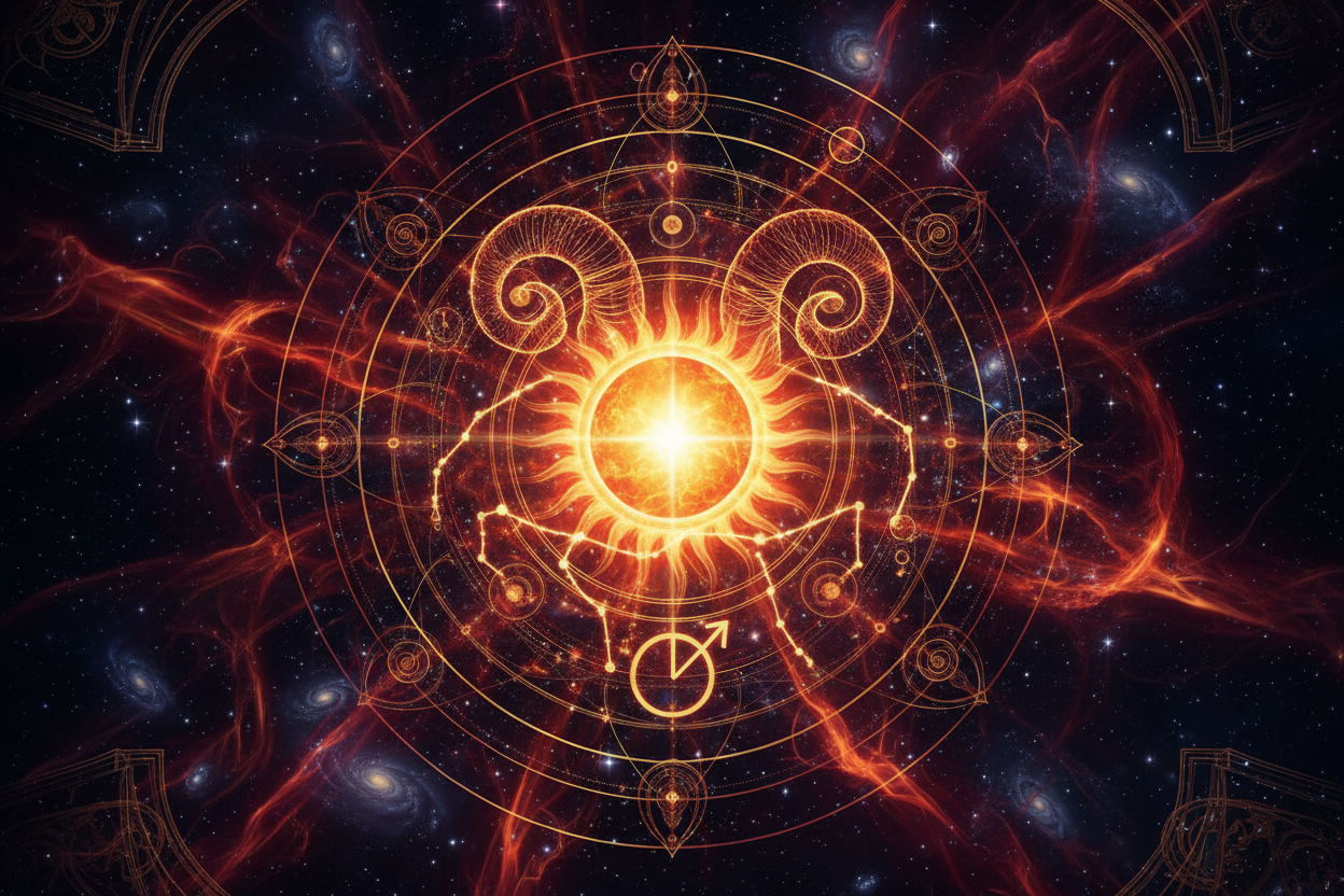 Self & Identity: Sun, 1st House & Aries - Cosmic Architecture ...
