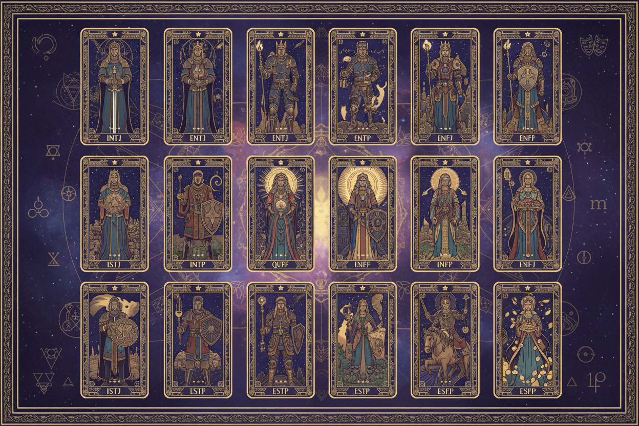 Court Cards + MBTI Personality Types | Tarot Psychology Integration ...