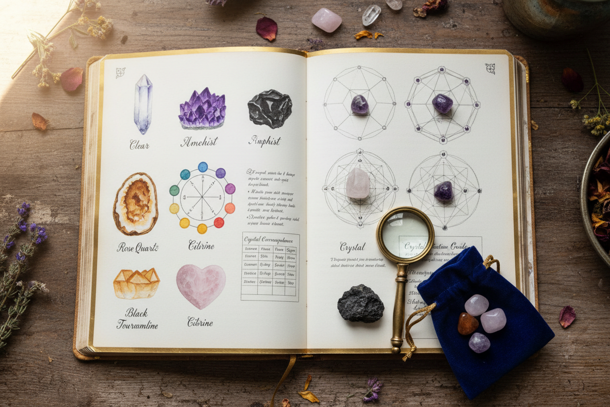 Crystal Grimoire: Complete Guide to Documenting Stones | Book of ...