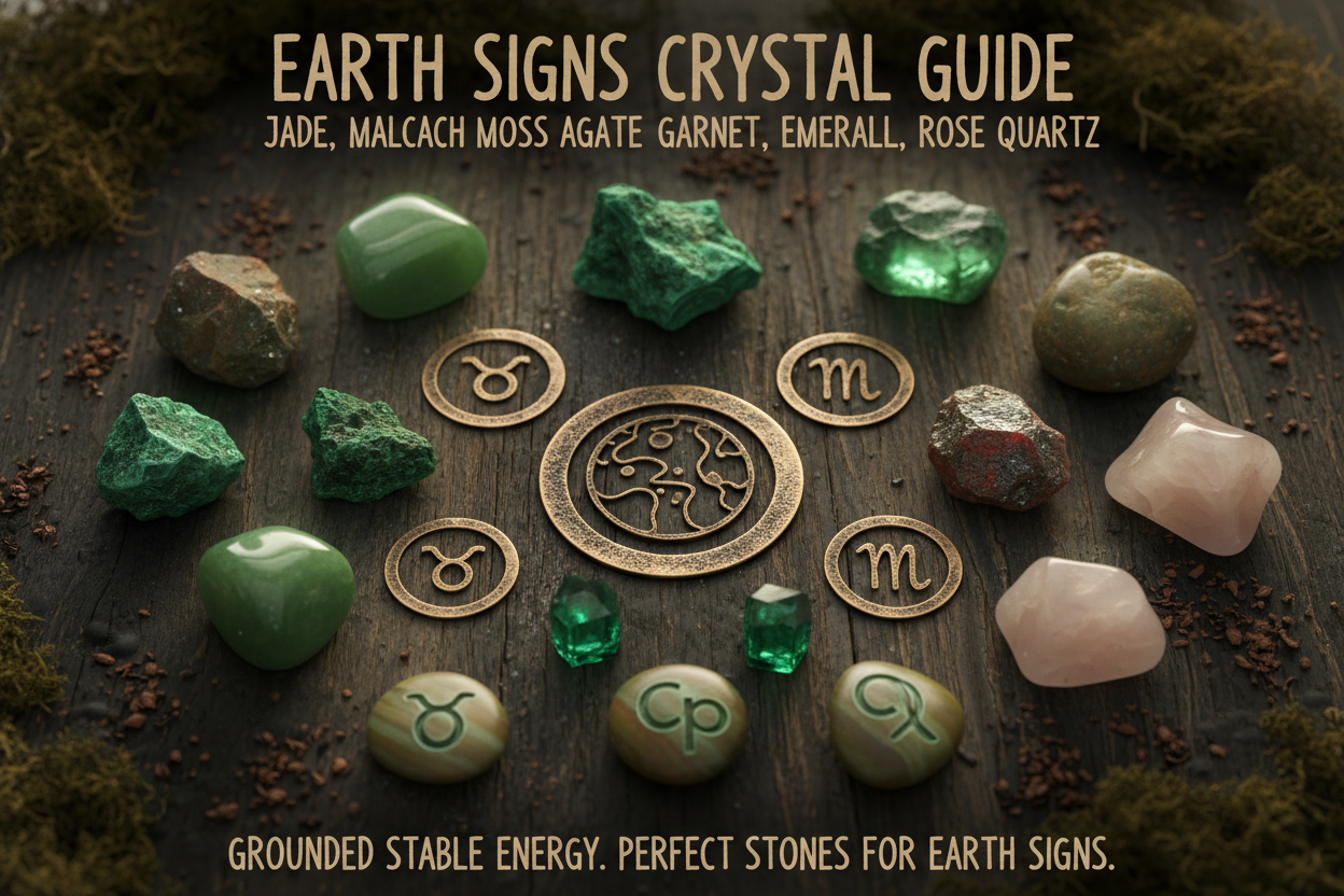 Crystal Guide for Earth Signs: Taurus, Virgo, Capricorn (2024) – Nicole ...