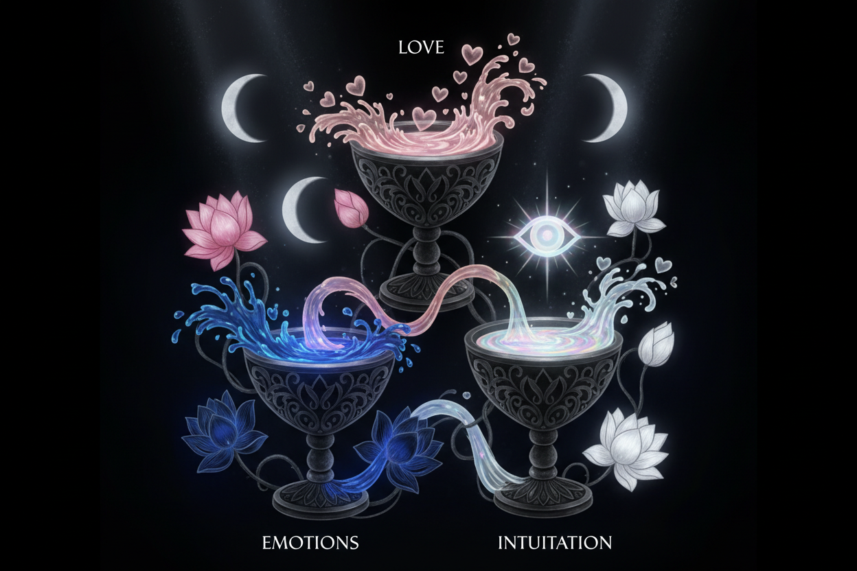Cups Tarot Cards: Emotions, Love & Intuition | Complete Guide – Nicole ...