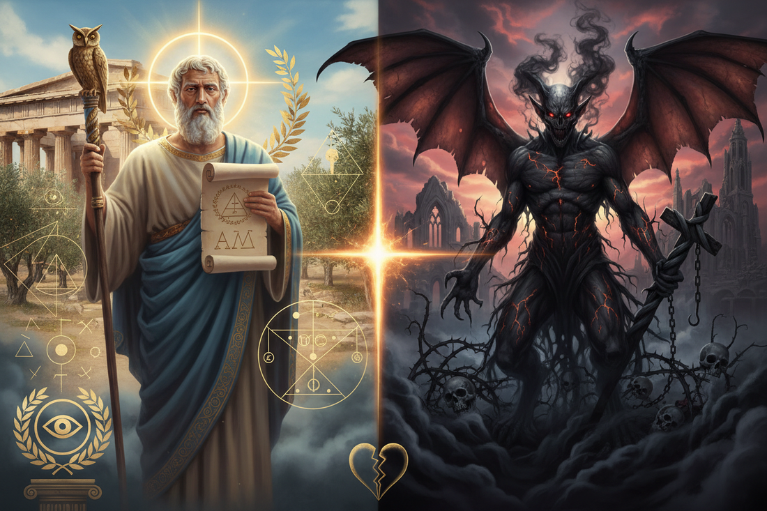 Daemon vs Demon: Greek vs Christian | Benevolent vs Malevolent Spirits ...