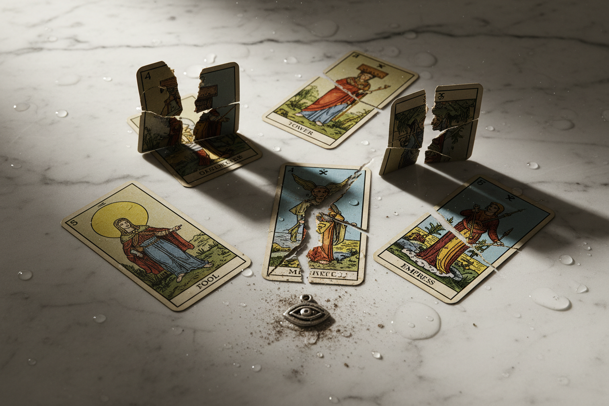 Tarot Deck Damaged: Spiritual Meaning of Bent or Torn Cards – Nicole's ...
