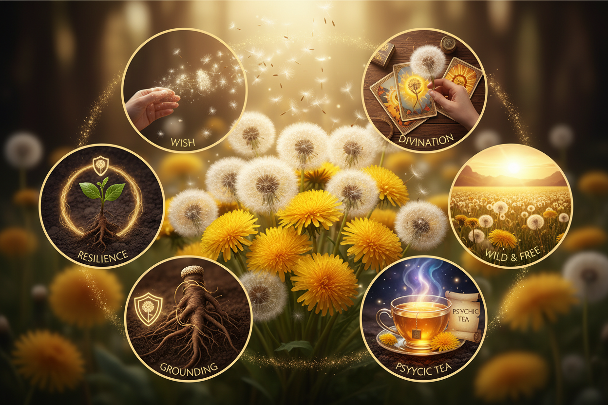 Dandelion Magic: Wishes, Divination & Resilience – Nicole's ritual universe