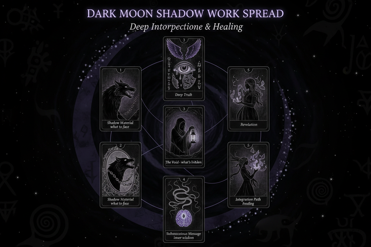 Dark Moon Tarot Spread: Shadow Work | Void & Rebirth Magic – Nicole's ...