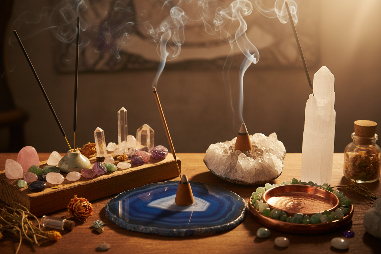 DIY Crystal Incense Holders: 5 Methods for Sacred Smoke & Ritual ...