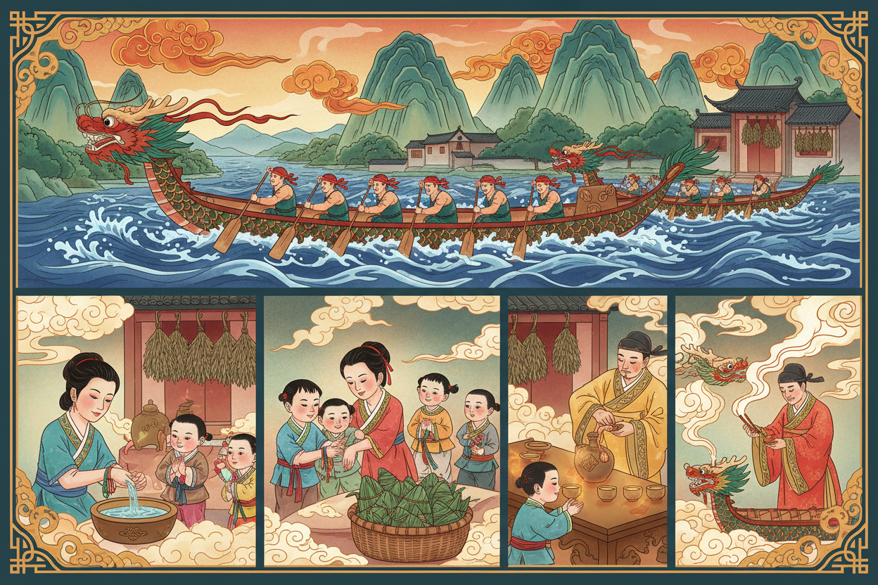Dragon Boat Rituals: Dragon Boat Racing and Mugwort Hanging – Nicole's ...