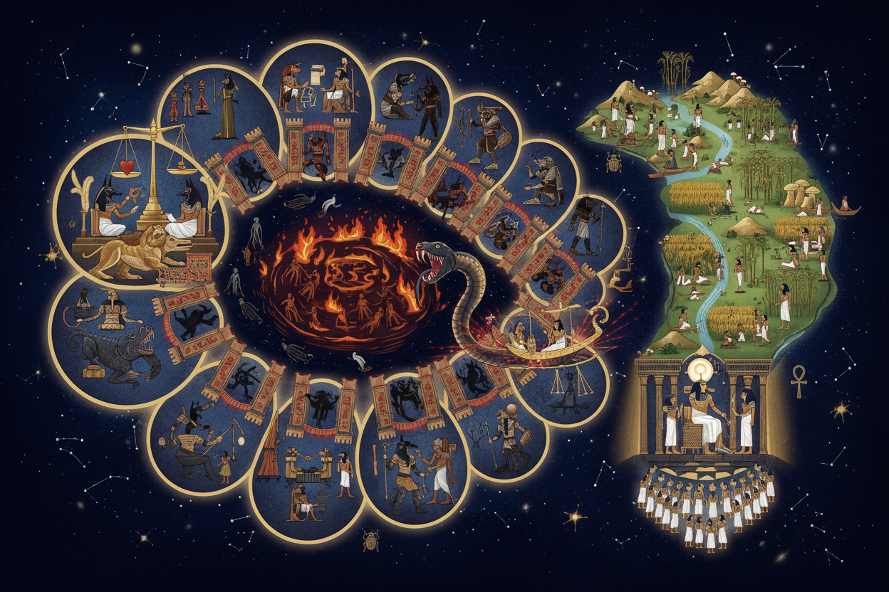 Egyptian Duat: The Precise Map of the Afterlife | Ancient Egyptian ...