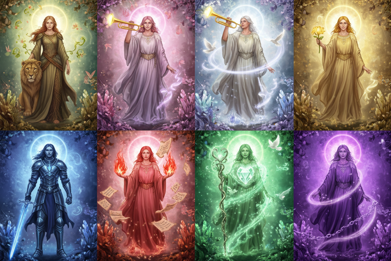 Archangel Ariel vs Other Archangels | Complete Nature Comparison ...